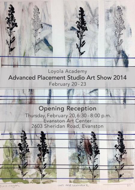 Loyola Academy Advanced Placement Studio Art Show 2014 | Evanston Art ...